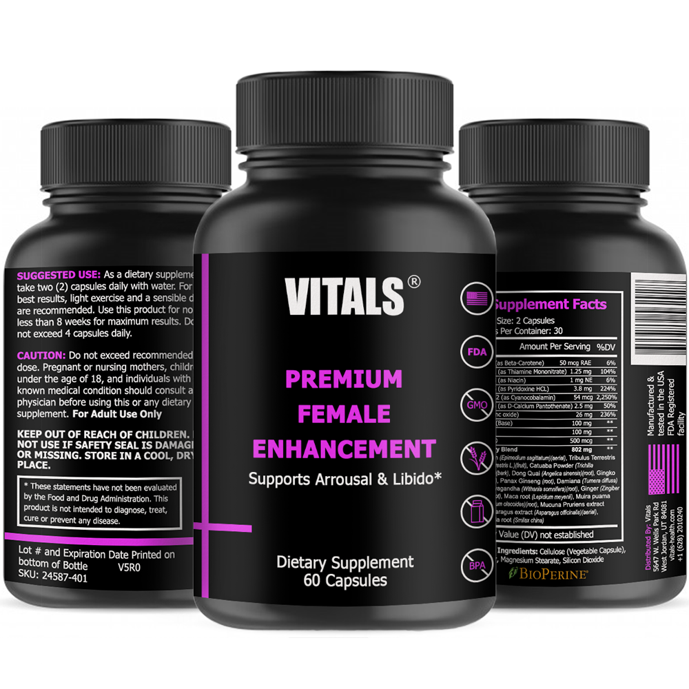 Premium Female Enhancement Formula – Vitals Supplements